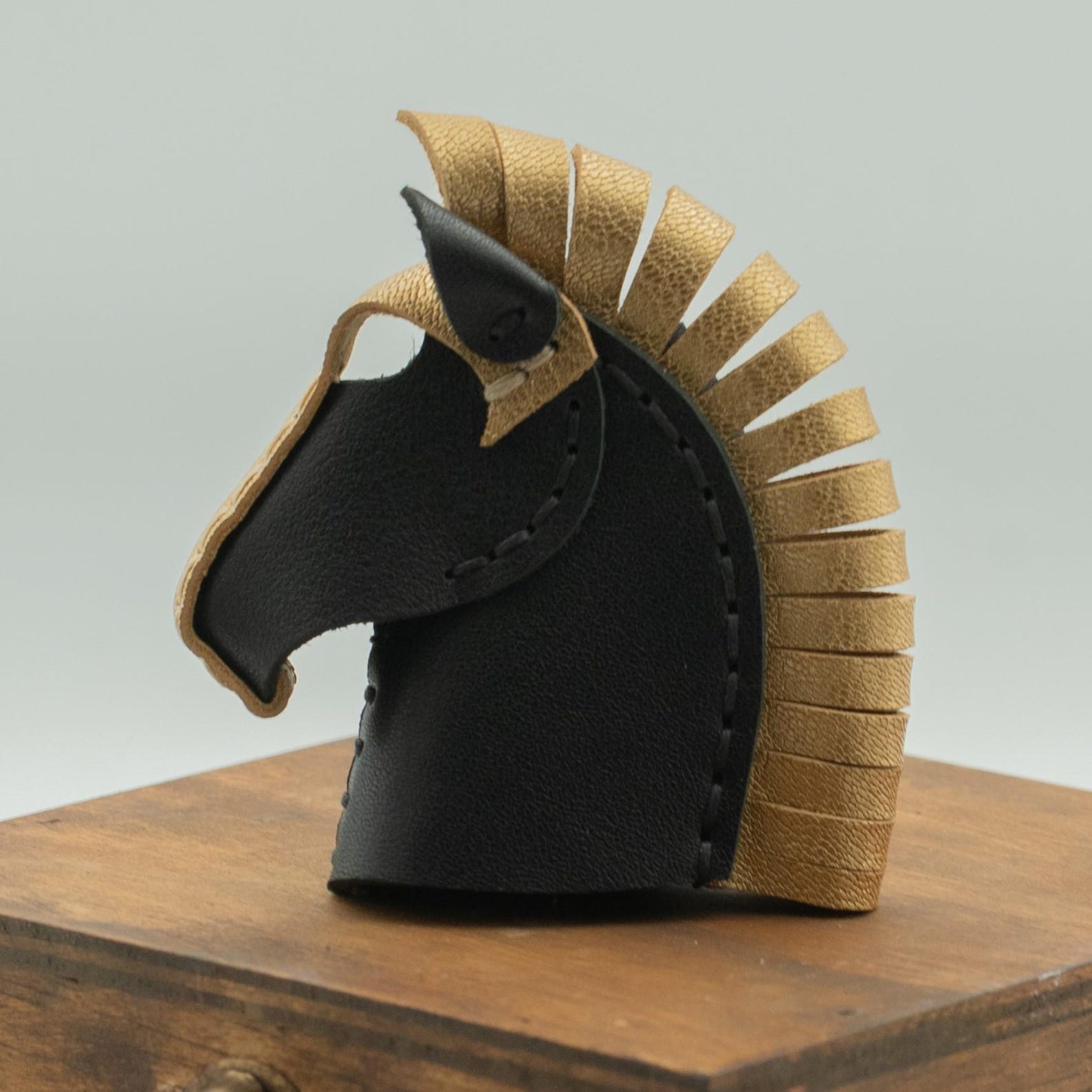Leather Pattern PDF – Horse Head Bag Charm DIY Leathercraft Template ...