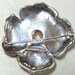 Vintage Sterling Silver Flower Pin - Etsy