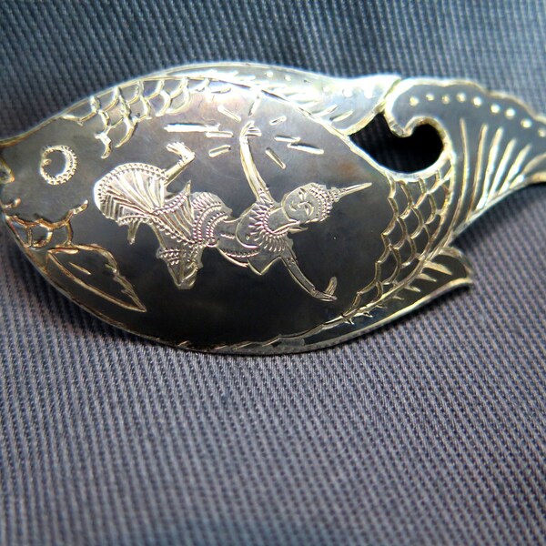 Siam Sterling Pin - Etsy