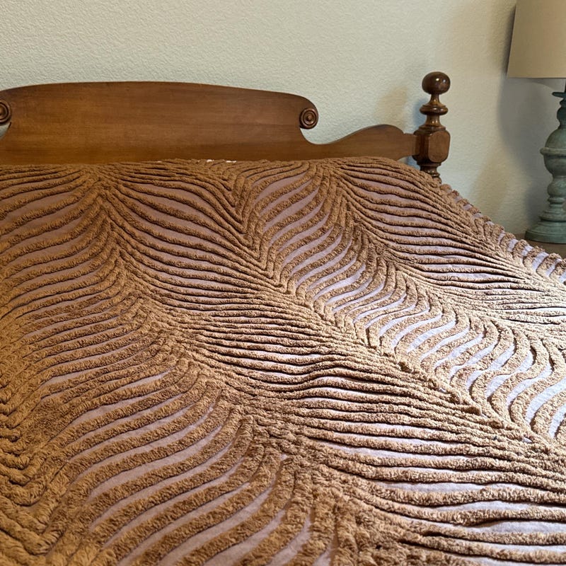 Chenille Bedspread Vintage - Etsy