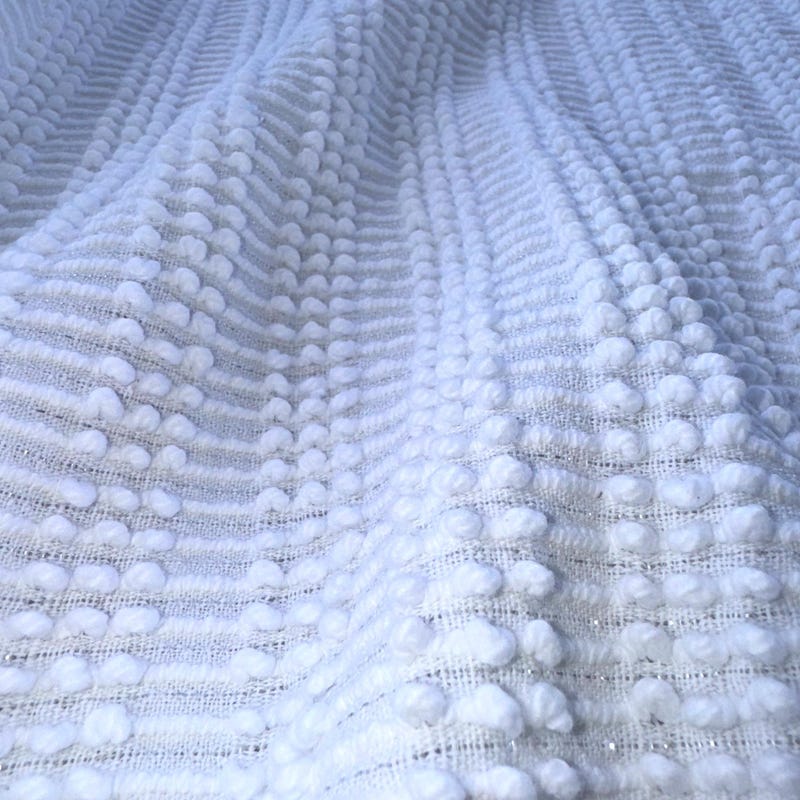 White Chenille Bedspread - Etsy