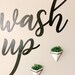 Wash up Metal Bathroom Sign Large Bathroom Wall Art Cute Bathroom ...