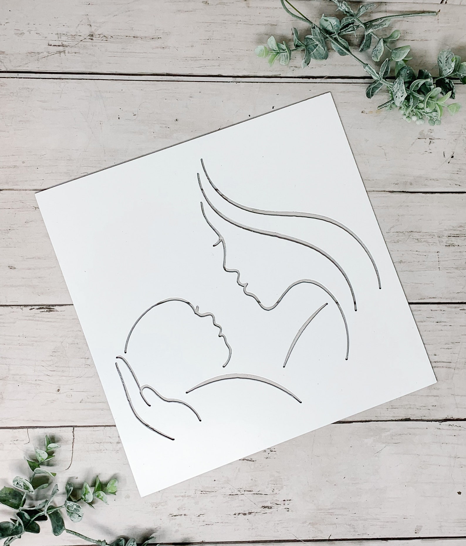 Baby and Mama Metal Sign Nursery Sign Baby Room Decor | Etsy