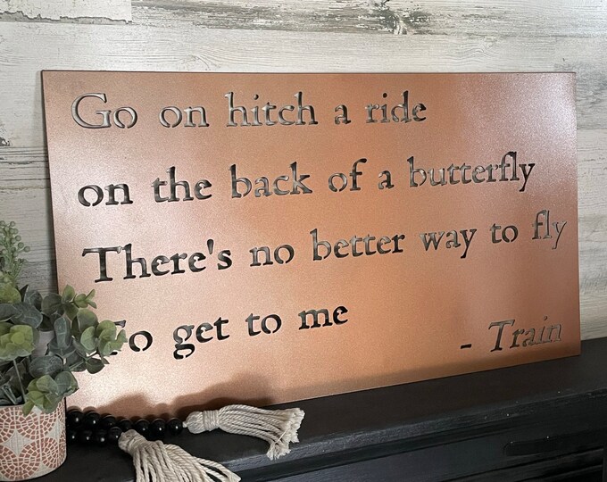 Copper Custom Sign Personalized With Last Name Copper Patina Sign and ...