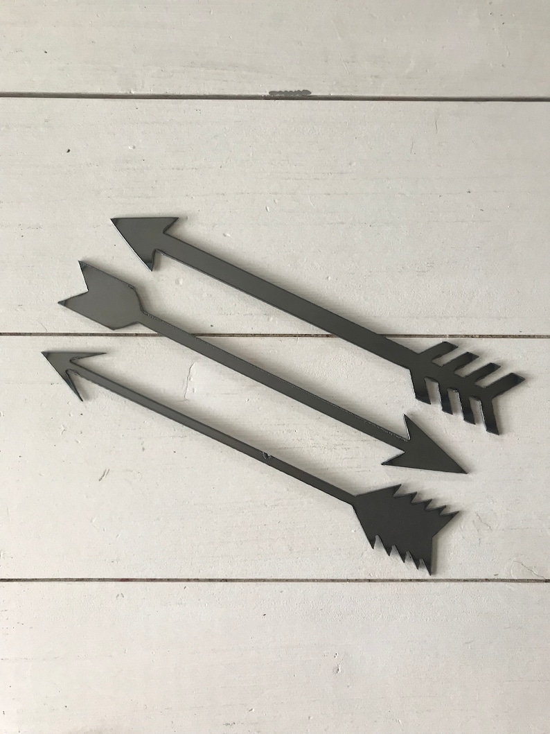 Metal Bundle of Arrows Set of 3 Decorative Arrows Metal | Etsy
