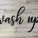 Wash up Metal Bathroom Sign Large Bathroom Wall Art Cute - Etsy
