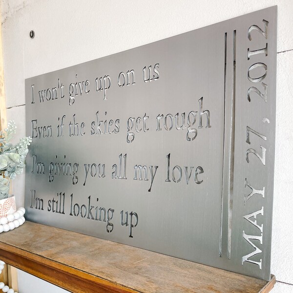 Est Wedding Anniversary Sign - Etsy