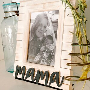 Mama Metal Shelf Decor Black Painted Mama Sign Mother's Day Gift ...