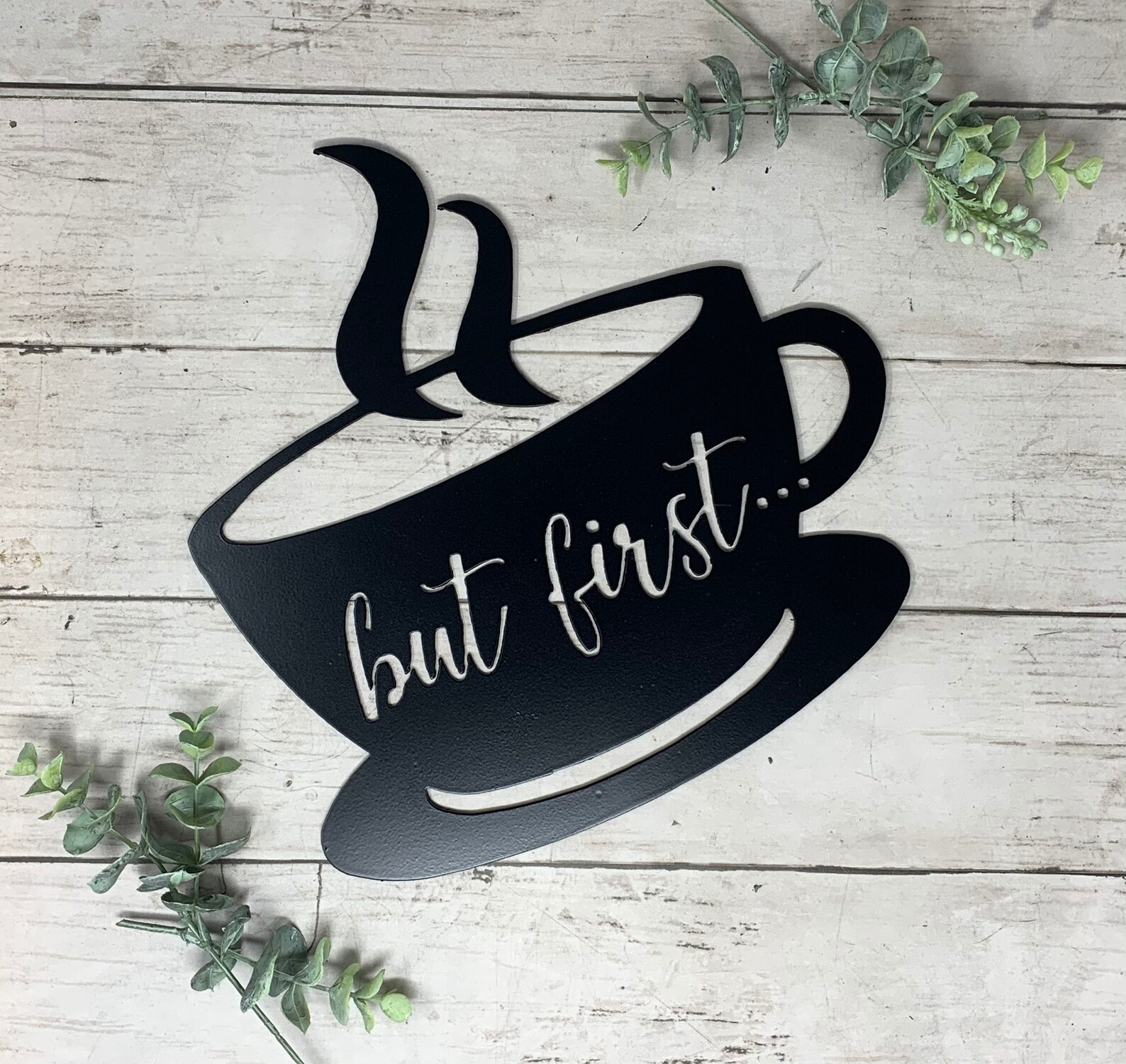 But First Coffee Sign Coffee Bar Decor Coffee Mug Sign - Etsy