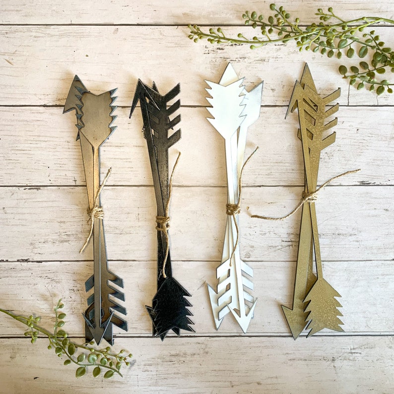 Metal Bundle of Arrows Set of 3 Decorative Arrows Metal | Etsy
