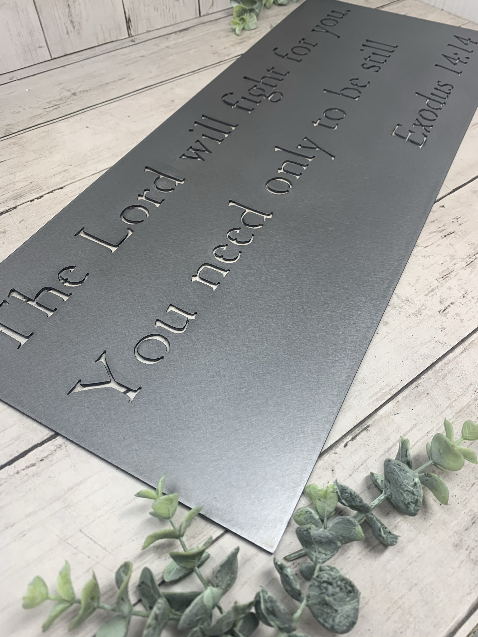 Exodus 14 14 Metal Bible Verse Cutout Lord Sign Religious - Etsy