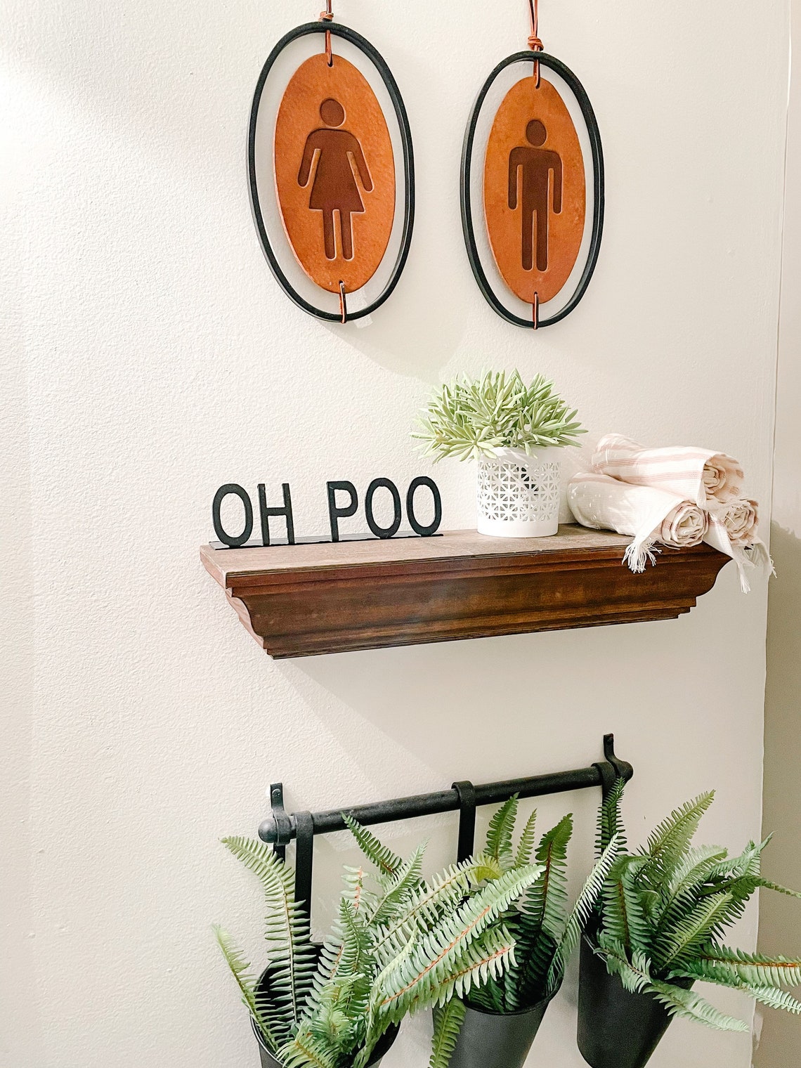 Funny Metal Shelf Words Funny Farmhouse Decor Black Metal | Etsy