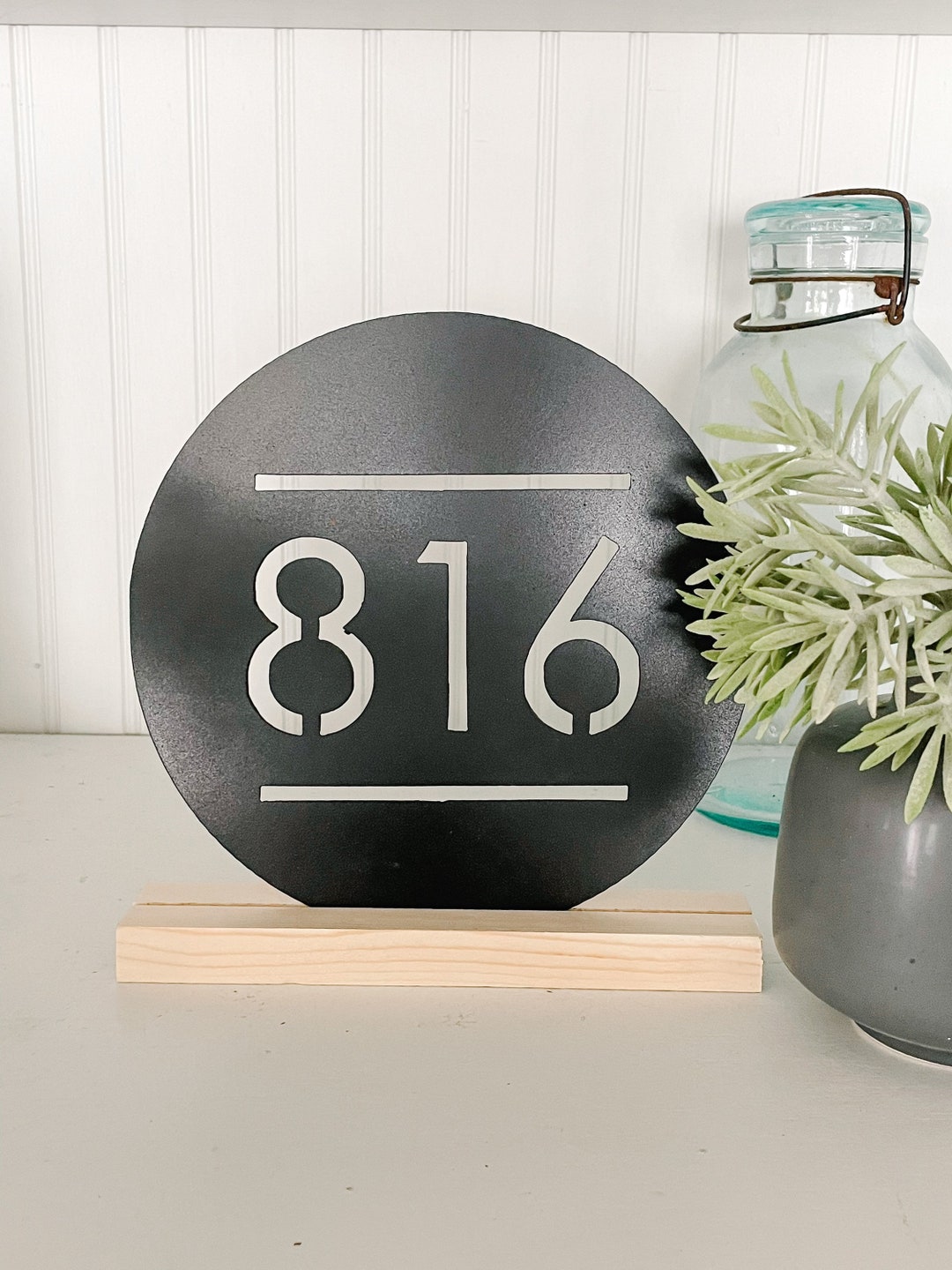 Area Code Shelf Decor Metal Phone Number Sign City Decor - Etsy