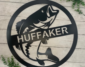Bass Fish Cutout - Etsy