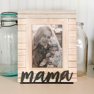 Mama Metal Shelf Decor Black Painted Mama Sign Mother's Day Gift ...
