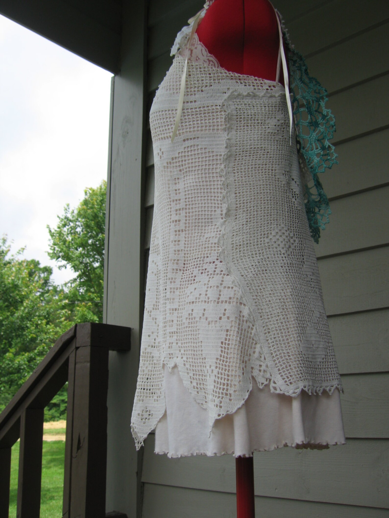 Crochet Top Repurposed Doily Top Upcycled Crochet Top - Etsy