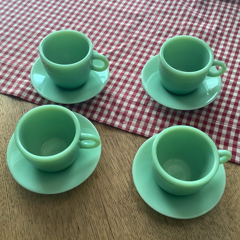 Jadeite Cup - Etsy