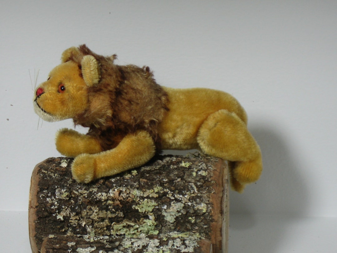 Steiff Leo Lion Jointed and Poseable - Vintage Steiff Leo Lion - Mohair ...