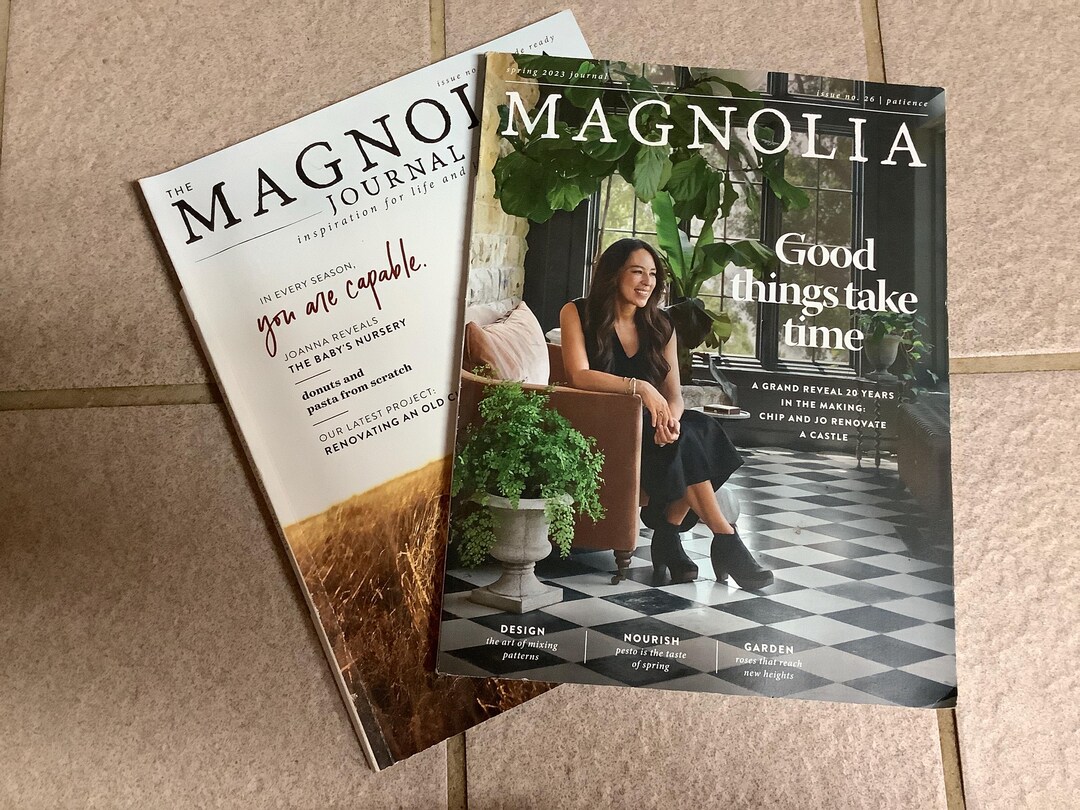 Magnolia Journal Magazine, Fall 2018 and Spring 2023 - Etsy