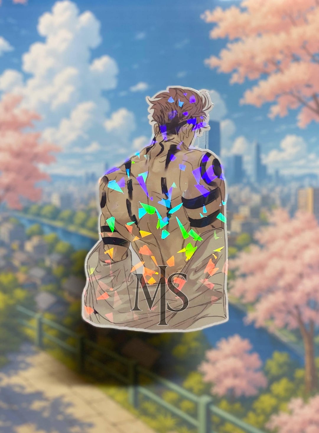 Sukuna Holographic Sticker - Jujutsu Kaisen Anime Vinyl - Etsy