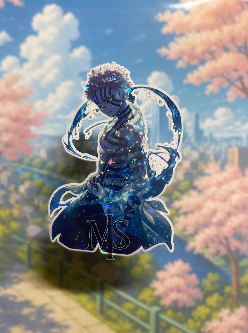 Akaza Sticker – Demon Slayer | Handmade Anime Vinyl Sticker ...