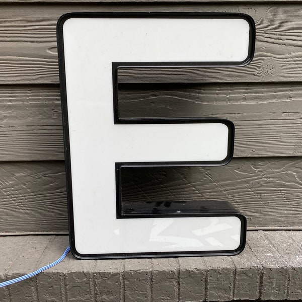Letter E Neon Sign - Etsy