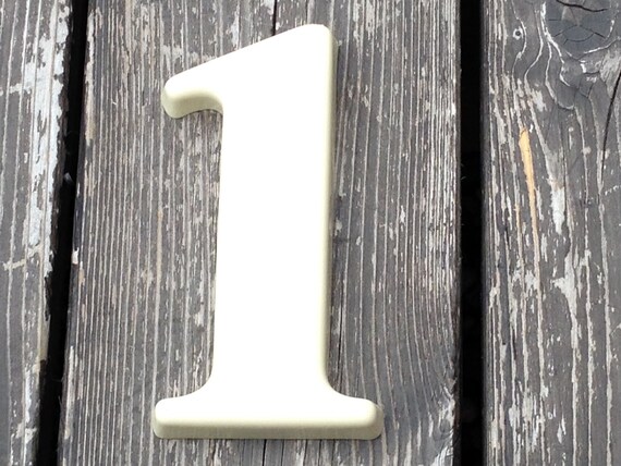 Reclaimed vintage number 1 | Etsy