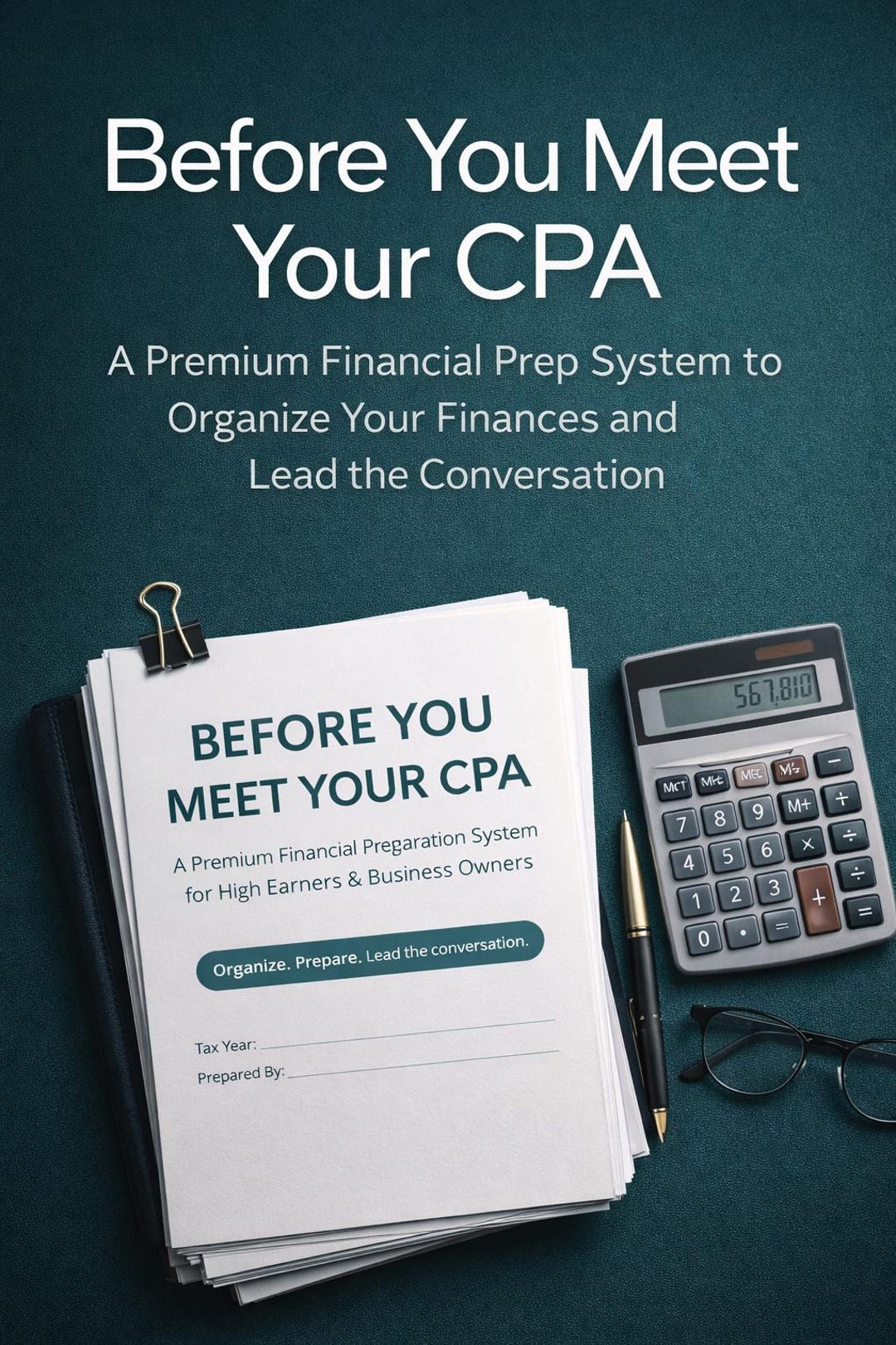 CPA Meeting Prep System | Financial Organizer for Business Owners (PDF ...