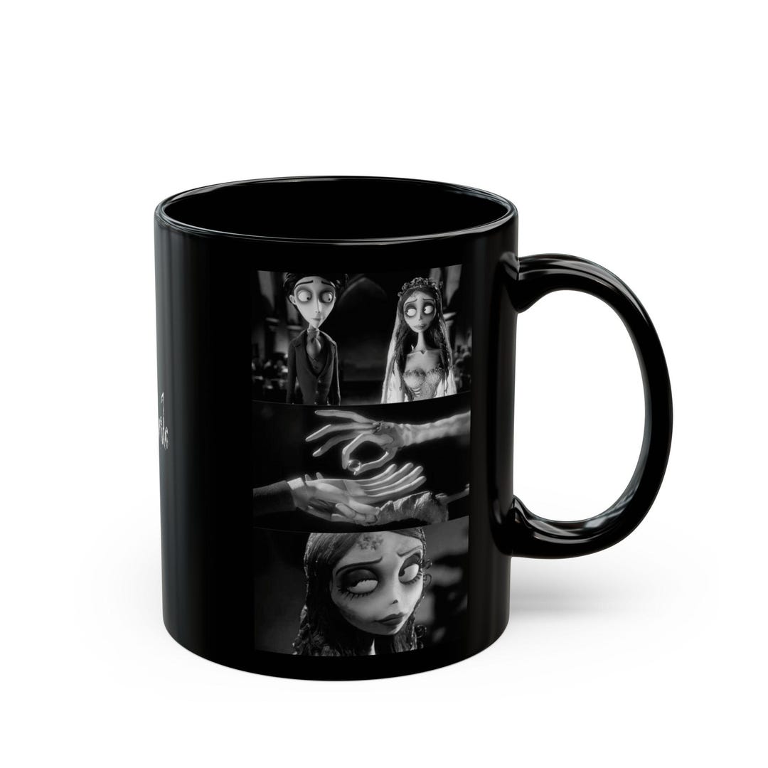 Halloween Mug, Corpse Bride Coffee Cup, Spooky Gothic Mug, Unique ...