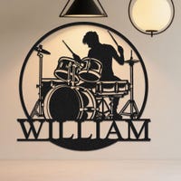 Drum Room Neon Sign, Drum Kit Neon Sign, Drum Led Sign, Drum Light Led ...