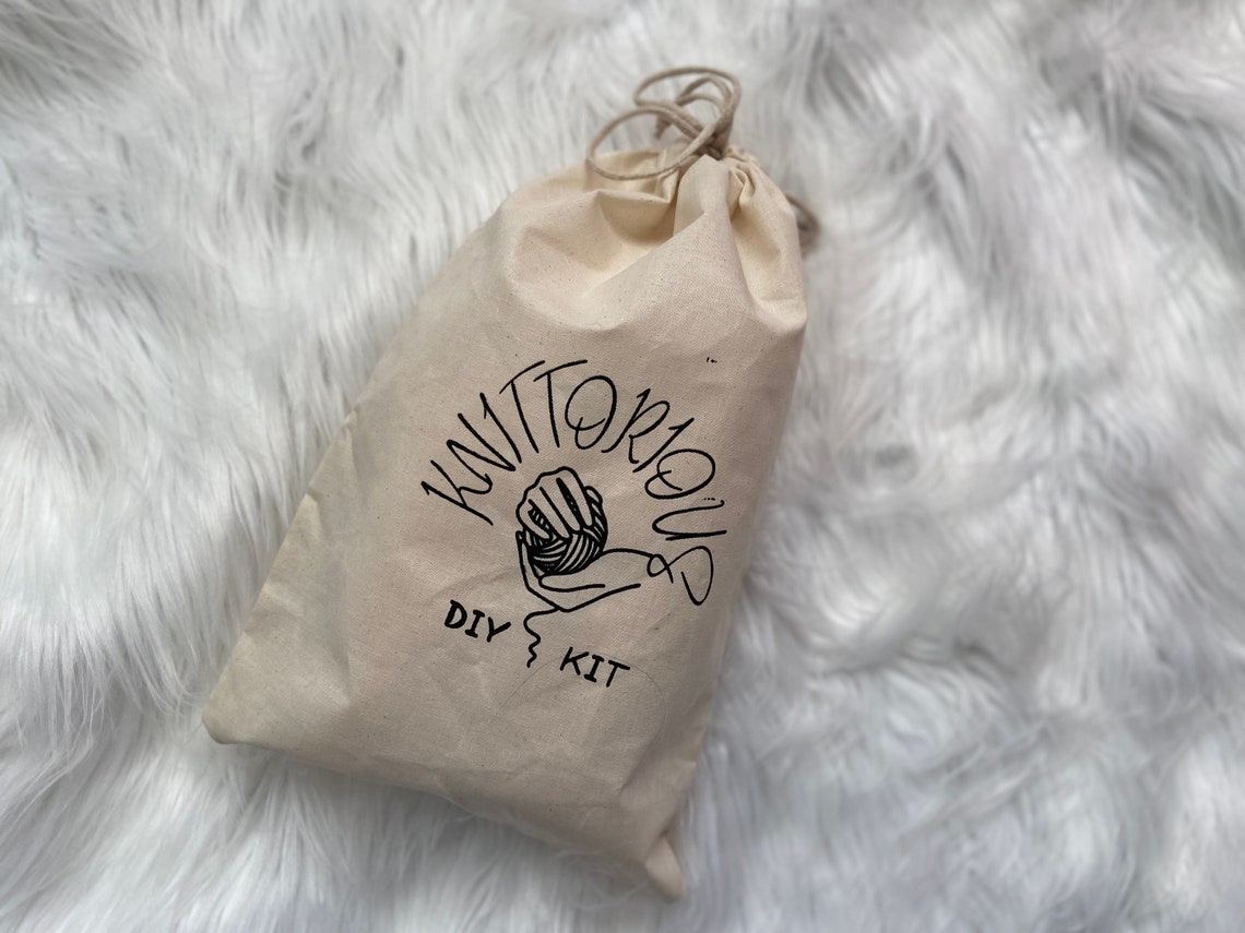 BEGINNERS KNITTING KIT Beginners Simple Quick Knitting - Etsy