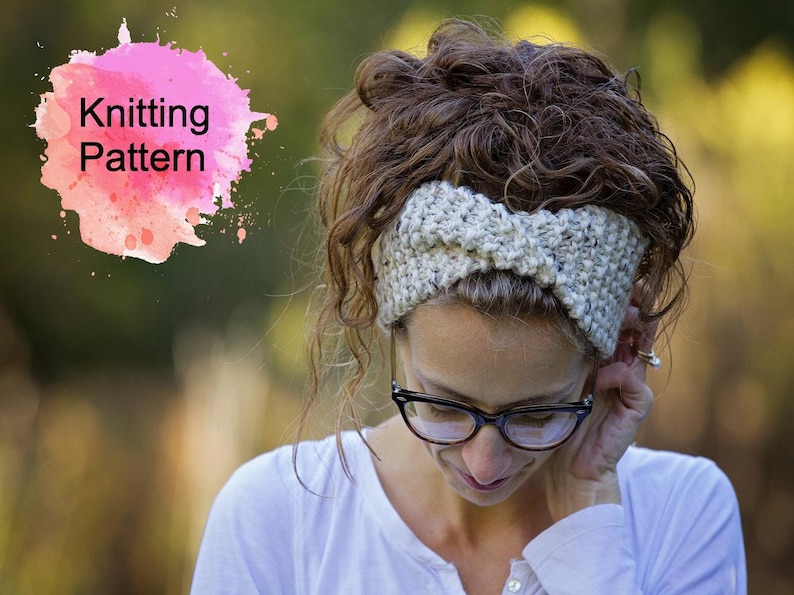 KNITTING PATTERN Easy Knitting Headband Pattern Beginner - Etsy