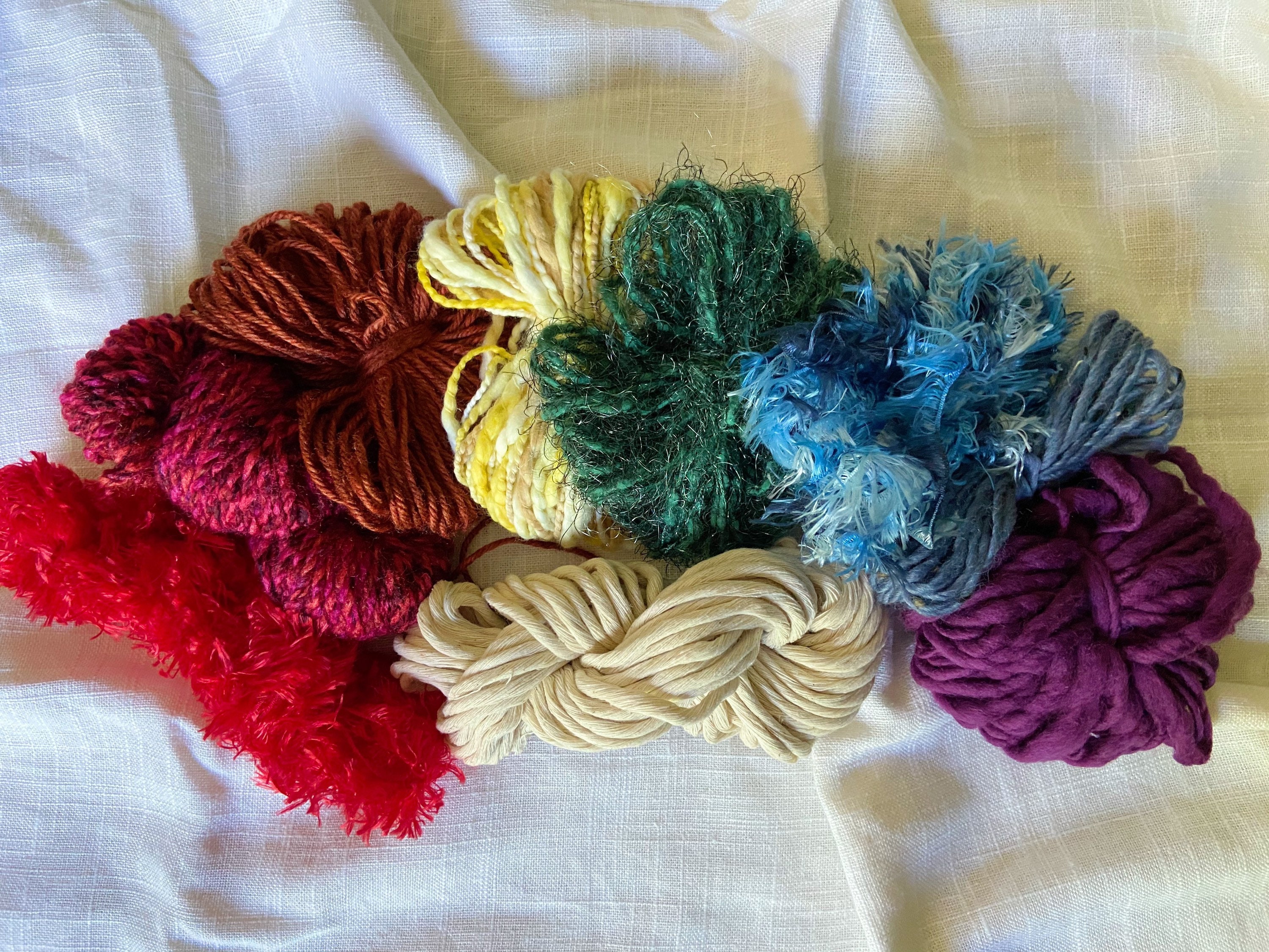 Vibrant Rainbow Weaving Fiber Pack Fiber Pack Macraweave | Etsy