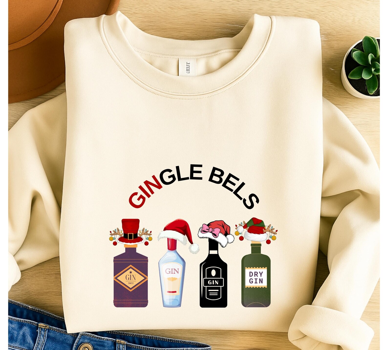 Funny Jingle Bells Alcohol PNG: Christmas Party Graphic (digital ...