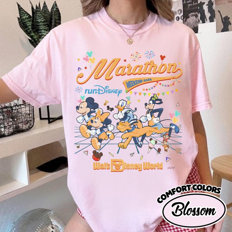 Walt Disney World Marathon Weekend 2026 Shirt, Mickey and Friends Run ...