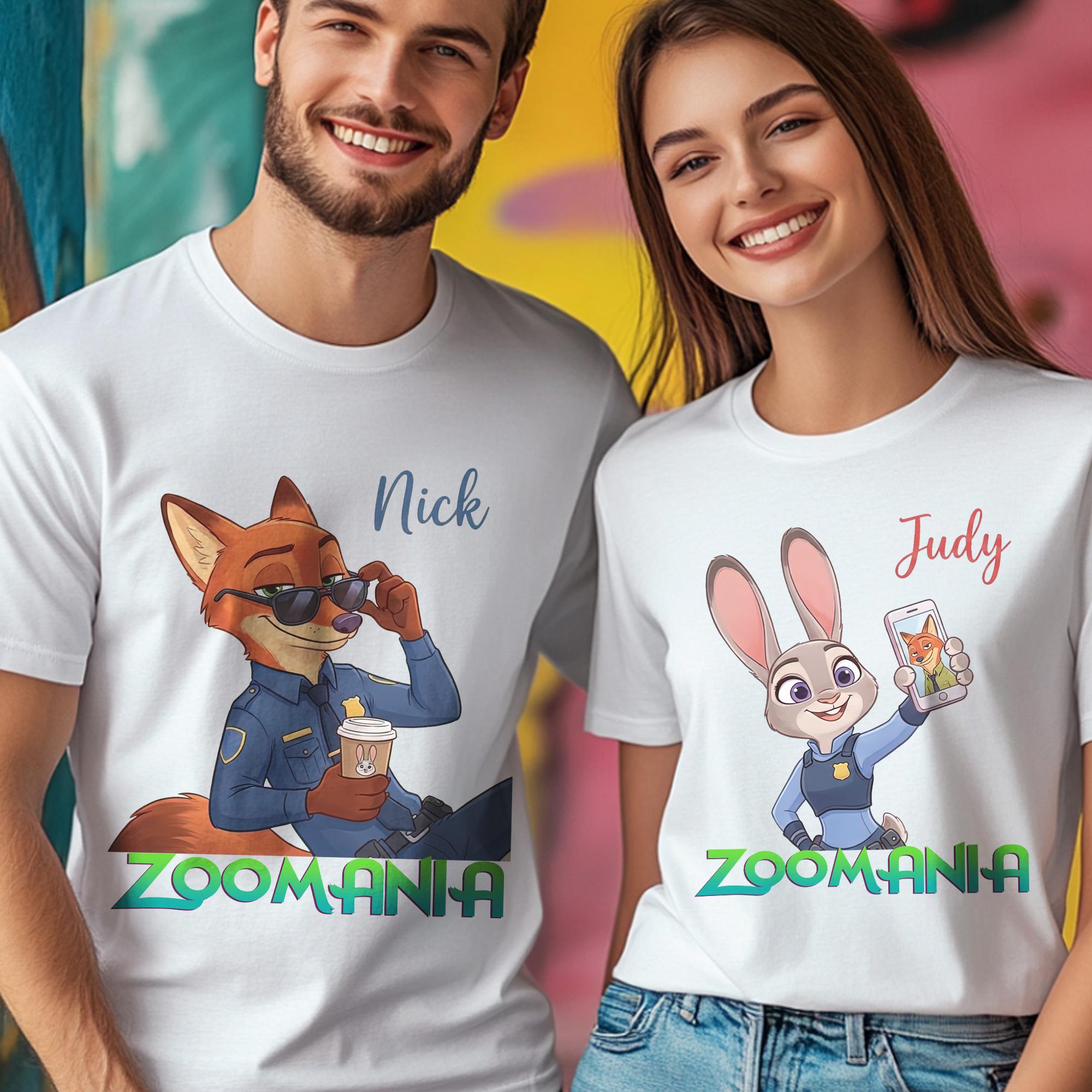Zootopia Couple Matching Shirts, It's Called a Hustle Shirt, Nick Wilde ...