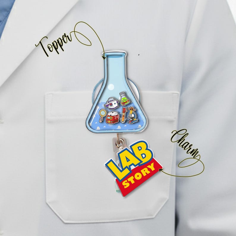 Disney Toy Story Lab Week 2026 Shaker Badge Reel, Lab Story Buzz ...