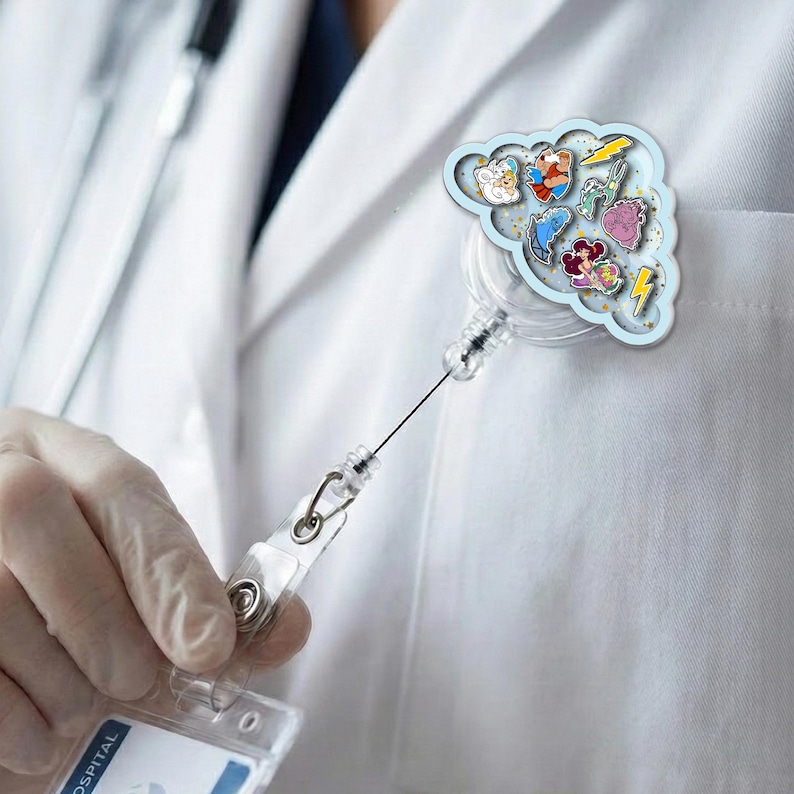 Hercules Shaker Badge Reel, Retractable ID Holder Cartoon Disney JCU104 ...