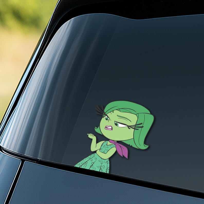 Disney Inside Out 2 Peeker Peeking Peekaboo Sticker, Car Decals Laptop ...