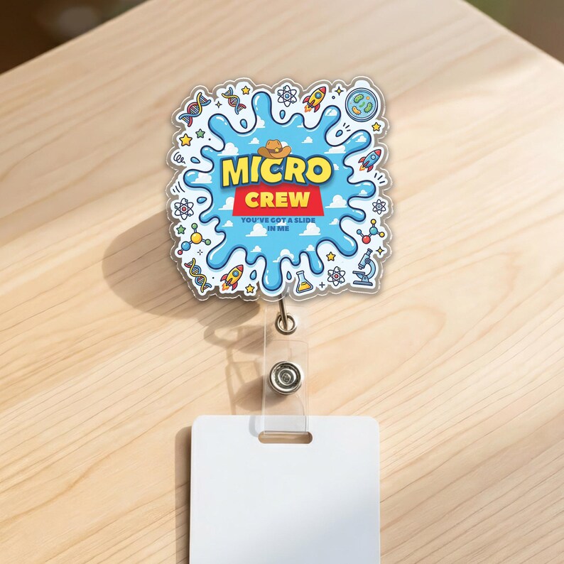 Lab Week 2026 Badge Reel, Lab Story Crew ID Holder, Laboratory Tech ...