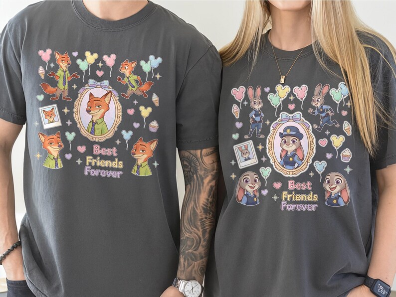 Zootopia Couple Matching Shirts, It's Called a Hustle Sweetheart, Nick ...