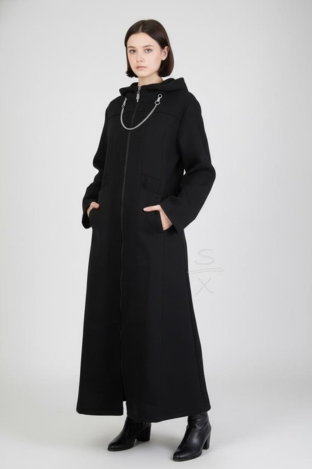 Long Trench Coat Kingdom Hearts Organization XIII Hoodie Jacket Cloak ...