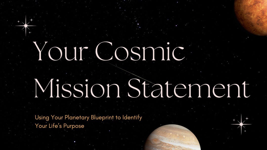 Using Your Planetary Blueprint to Identify Your Life's Purpose - Etsy
