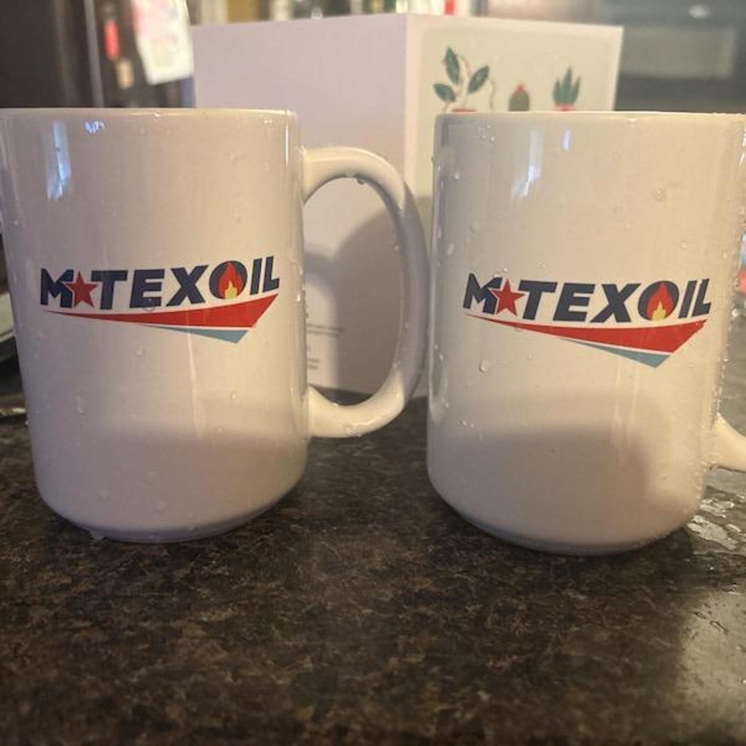 MTEX Oil Ceramic Coffee Mug, Oilfield TV Show Fan Mug - Etsy