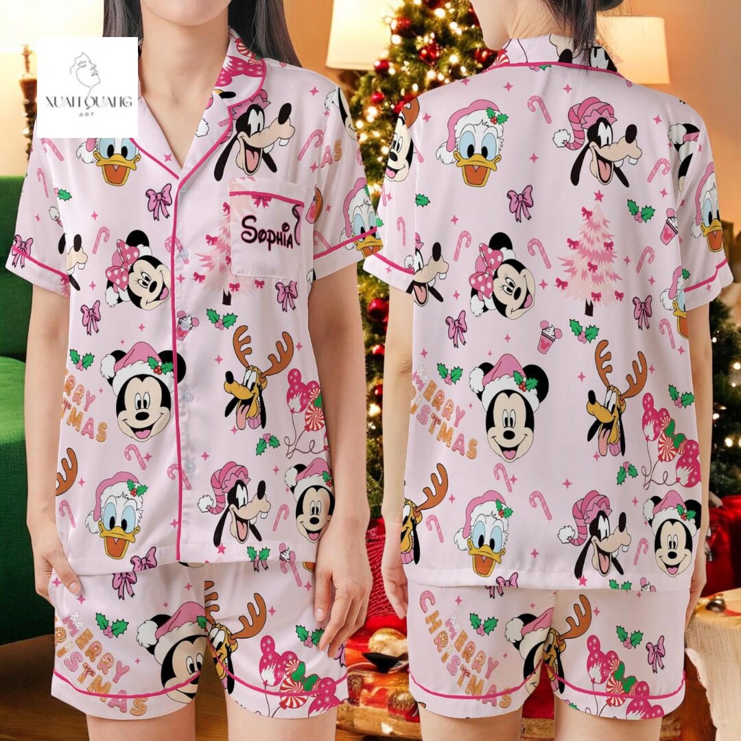 Mickey Mouse and Friends Christmas Pajamas – Cute Disney Holiday Pjs ...