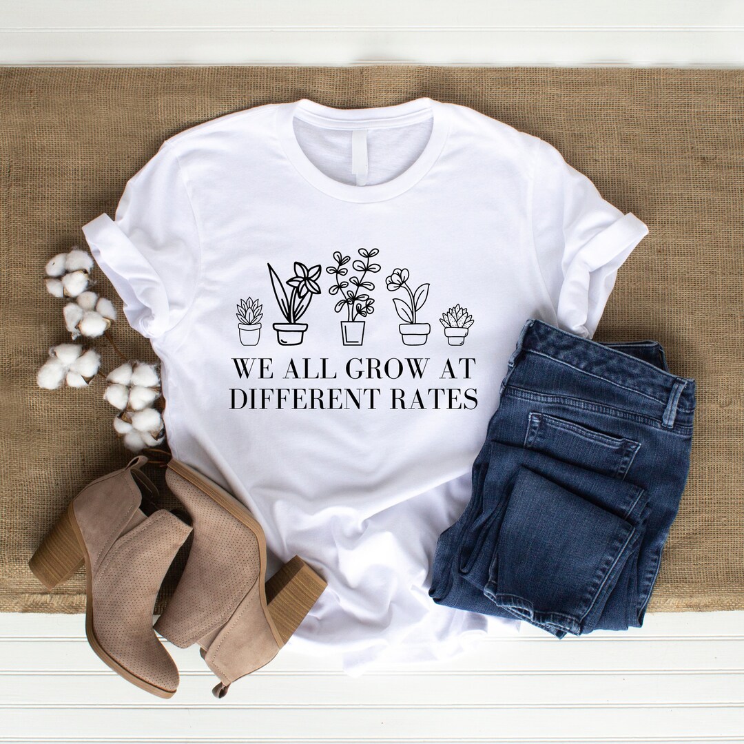 We All Grow at Different Rates, Teacher, PNG, SVG, Instant Download ...