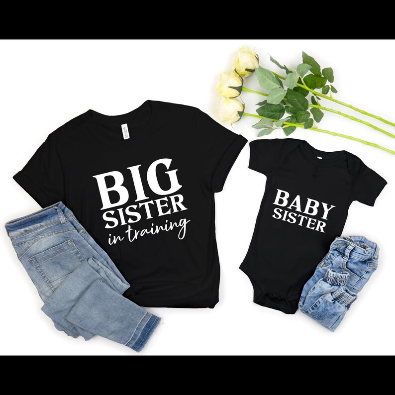 Personalized Big Brother Big Sister Baby Outfit, Matching Sibling ...