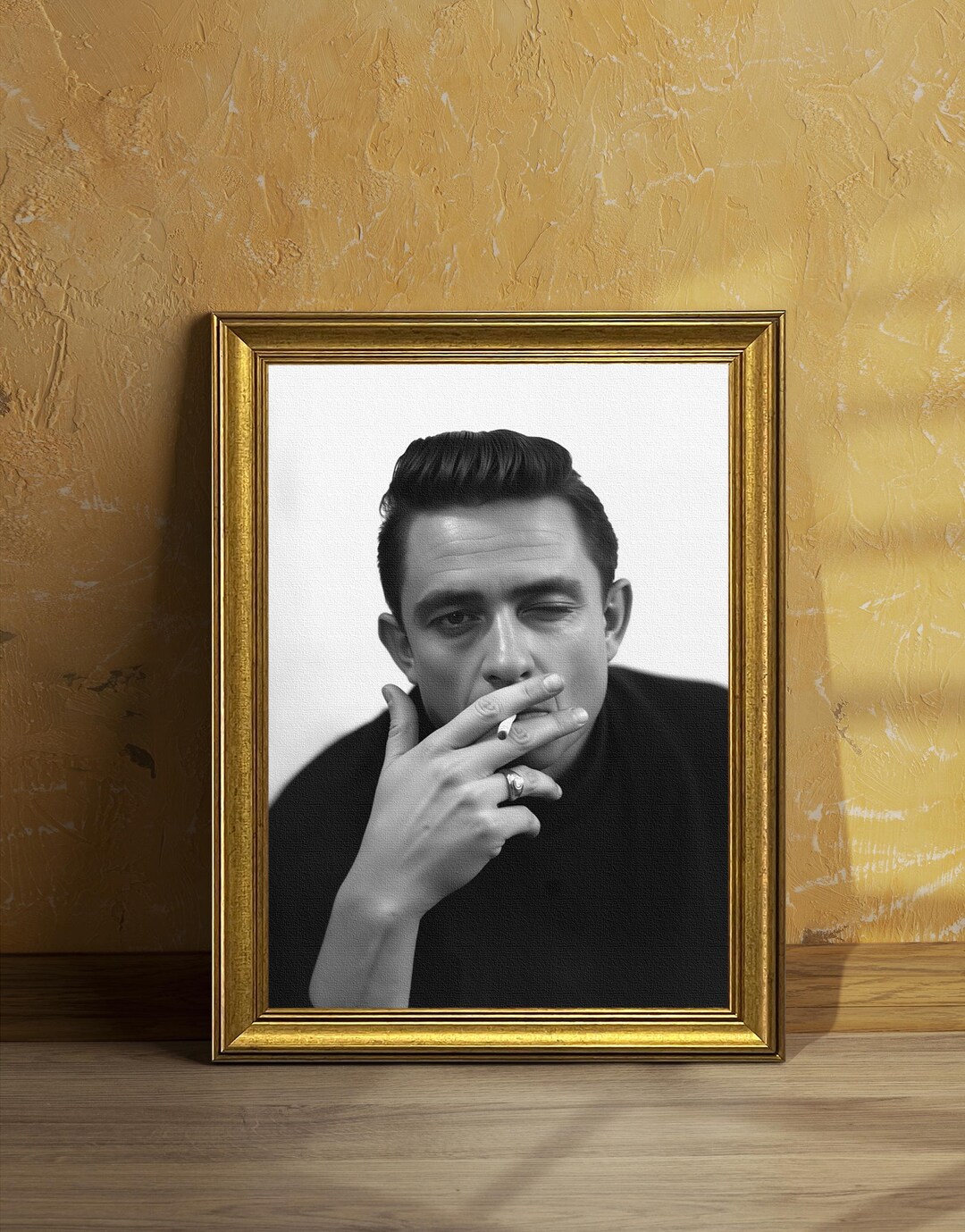Johnny Cash Print | Vintage 1960 | Premium Quality Print - Etsy