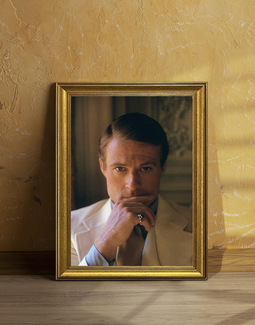 Robert Redford - Classic Hollywood Portrait Vintage Framed Wall Art for ...