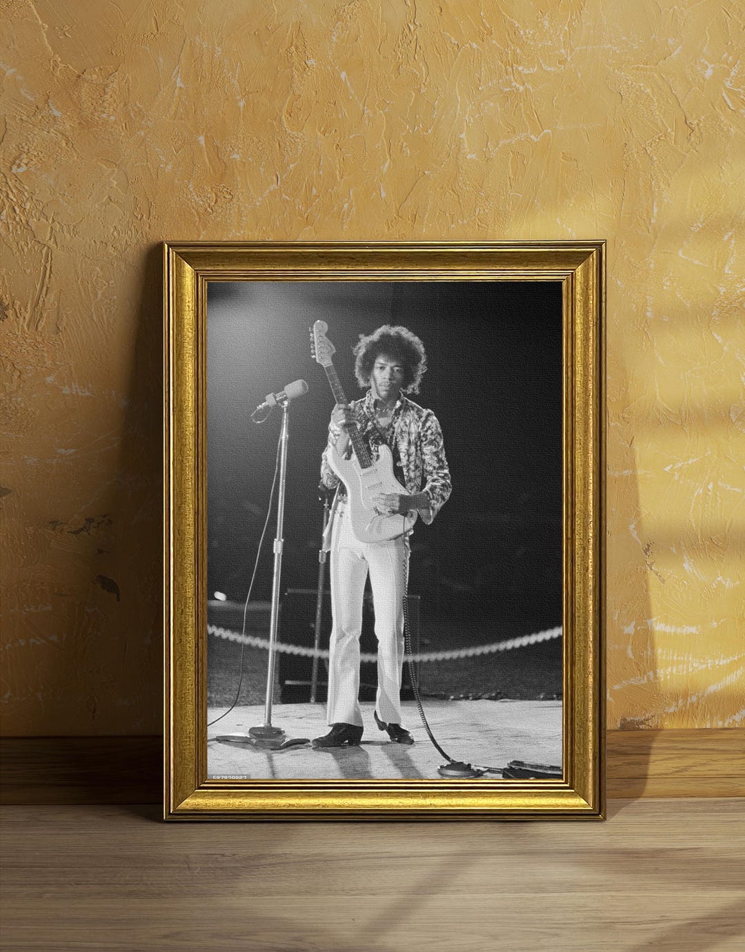 Jimi Hendrix Hollywood Bowl Framed Vintage Photo Art: Retro UV Print - Etsy